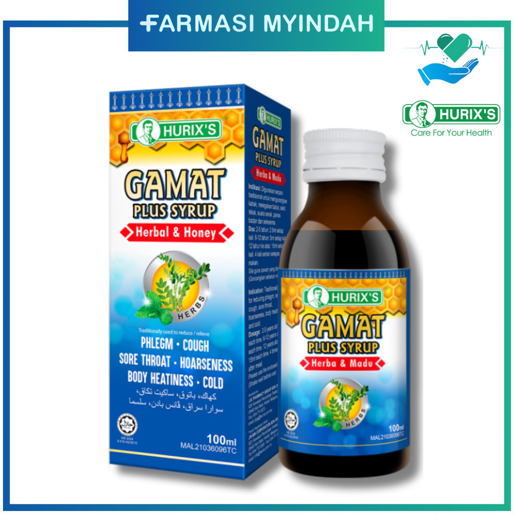 Hurix's Gamat Plus Syrup 100ml | Shopee Malaysia