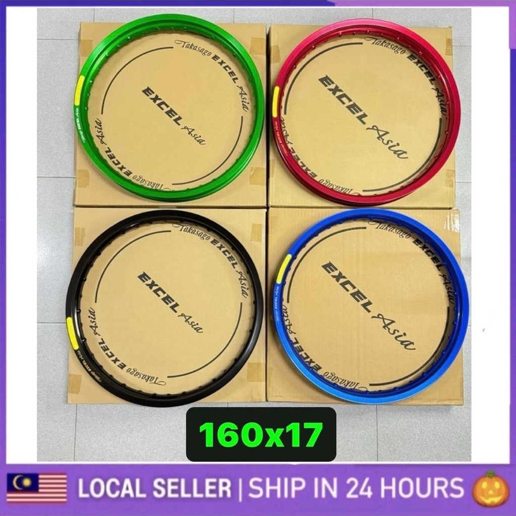 Takasago Excel Rim Asia 1.60 X 17 (1pcs) 100% ORIGINAL EXCEL MALAYSIA ...