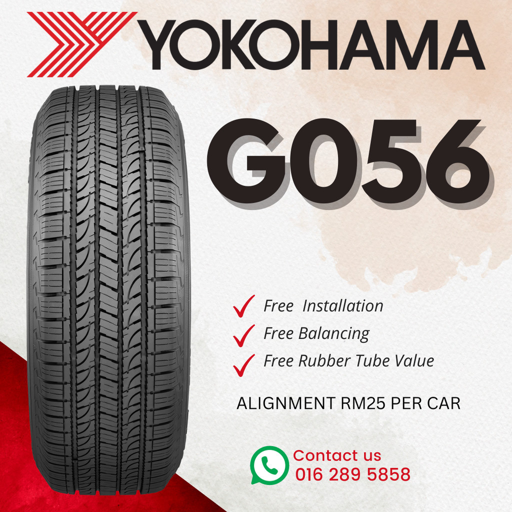YOKOHAMA AT HT 4x4 G015 G056 TYRE TIRE TAYAR 4X4 2457016 2657016 ...