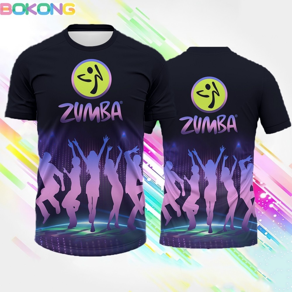 ZUMBA Blouse Women 2024 Casual Fitness Dance T shirt Fashion Uniform ...