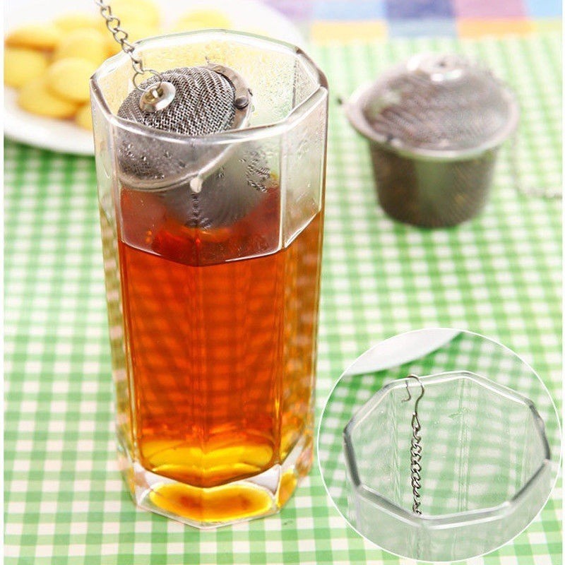 304 Stainless Steel Tea Strainer - Tea Steeper With Lid - Tea Infuser ...