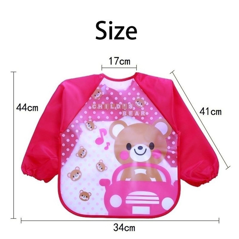 Children's Overalls Long Sleeve Reverse Dressing Baby Drool Towel EVA ...