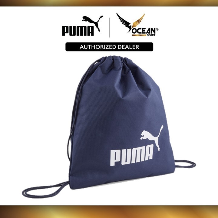 Puma Unisex's Phase Gym Sack Drawstring Bag (Puma Navy) 07994402-X ...
