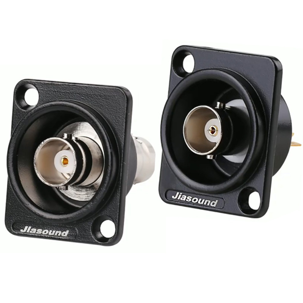 D Type Rack Patch Panel 1U Cabinet Balanced XLR BNC SDI 6.35 CAT6 USB3 ...