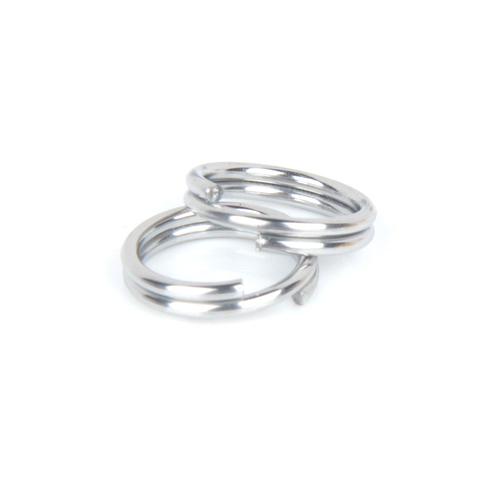 XHN50/100pcs 5-15mm Stainless Steel Open Double Jump Rings Double Split ...