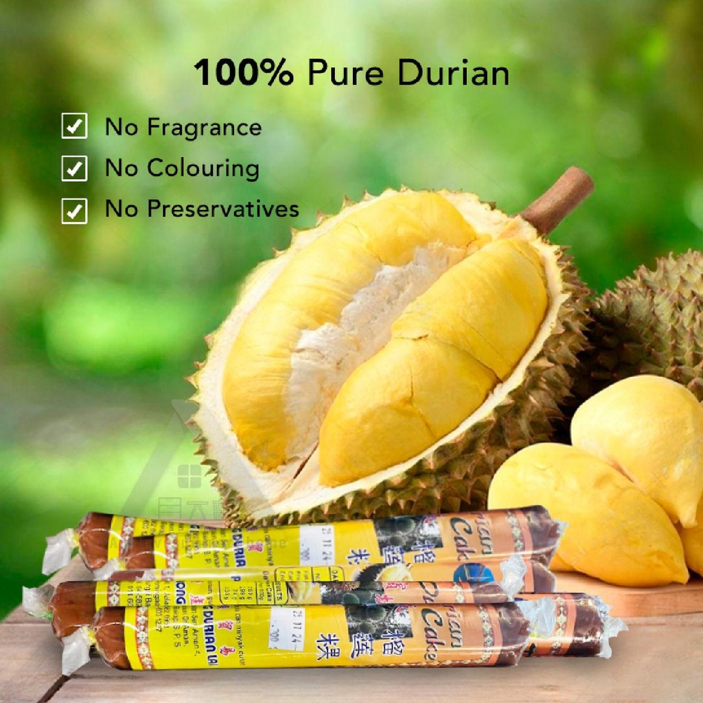【𝗔𝗦𝗛】ORIGINAL LEMPUK DURIAN KING Penang Famous Durian Cake Dodol 100% ...