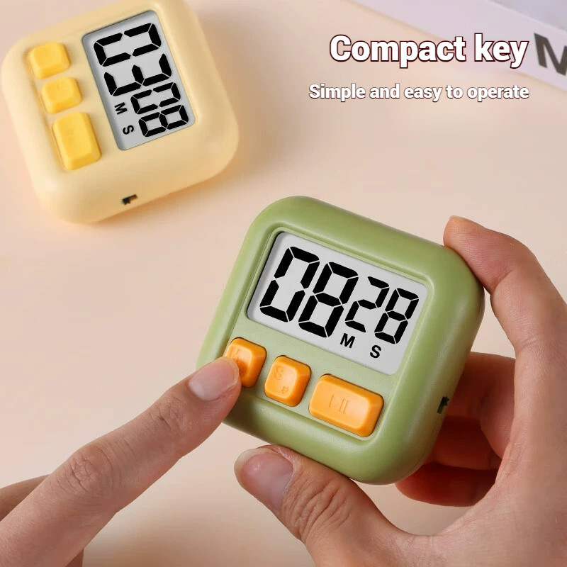 Mini Dopamine Desktop Timer Digital Countdown Timer Clock Green Yellow ...