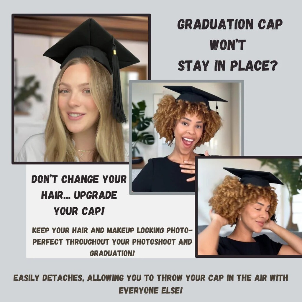 Grad Cap Remix Graduation Season Doctor Cap Hat Fixing Bracket ...