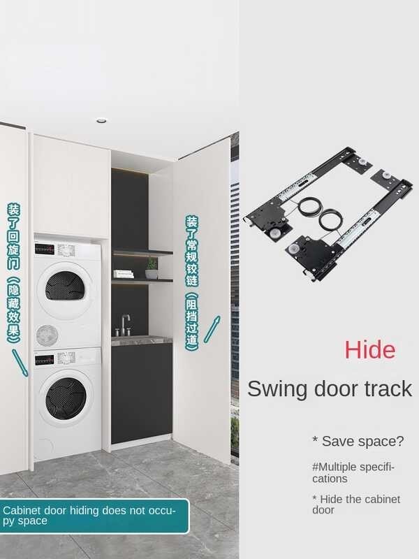 Swing Hardware Hiden Wardrobe Butterfly Doors Track Folding Cabinet ...