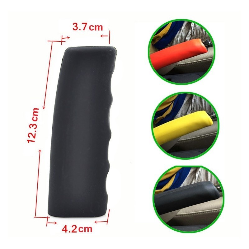 Hand Brake Set Universal Car Handbrake Sleeve Silicone Gel Cover Anti ...