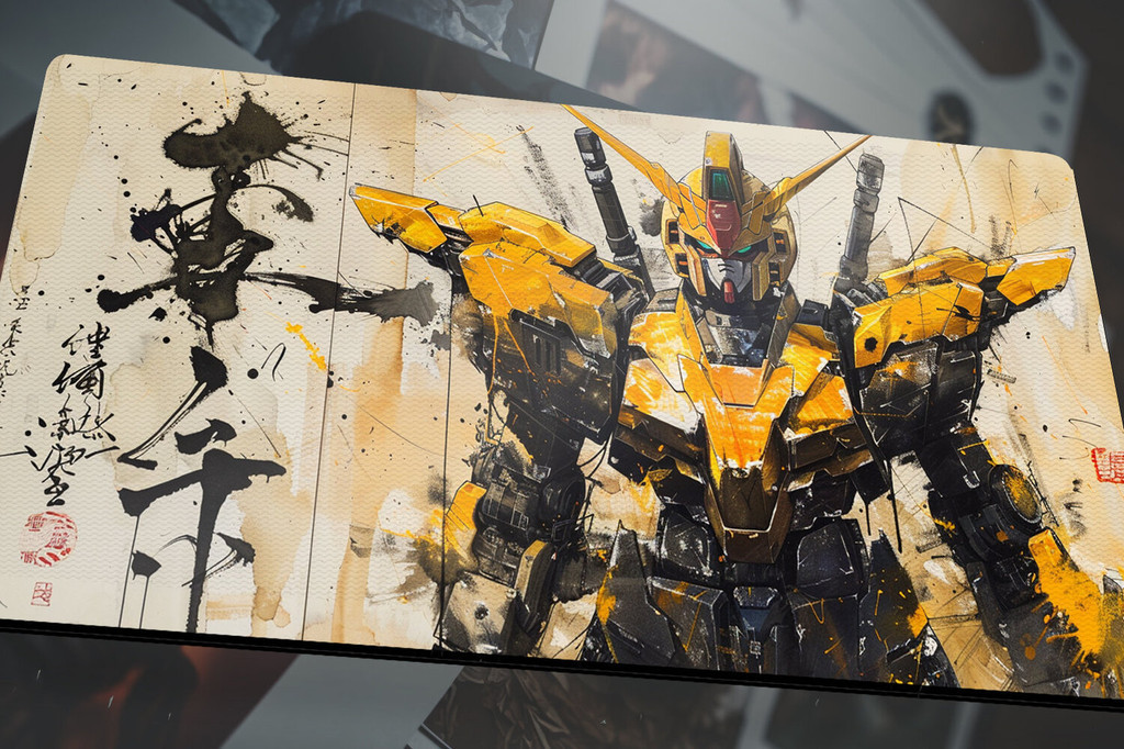 am Style Mecha Desk Mat Japanese Anime am Warrior RPG Metal am hine ...