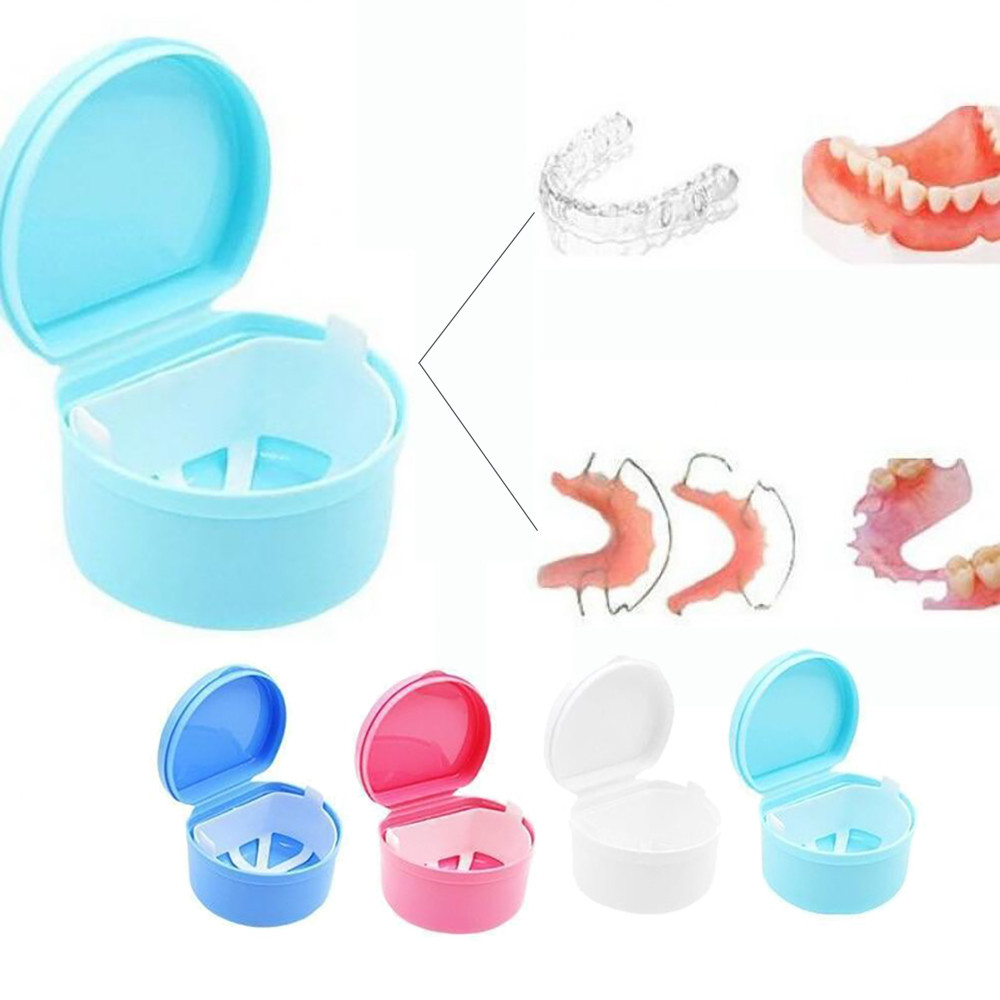 Dental Tooth Cleaning Box Dental False Tooth Storage Box With Hanging ...