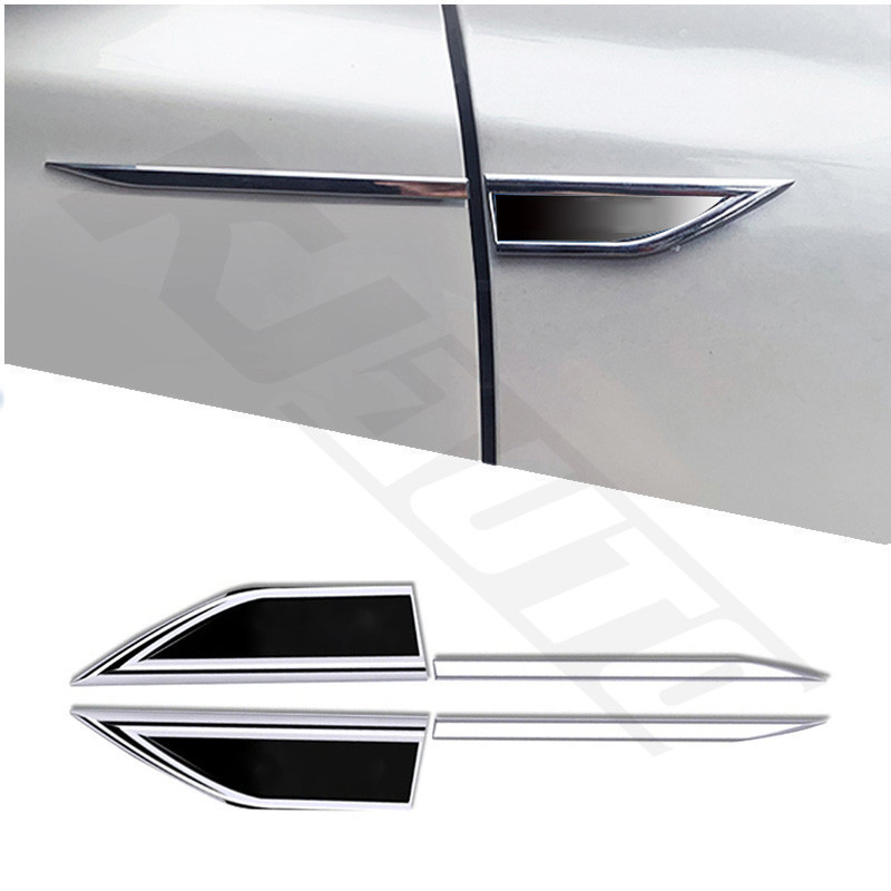 2pcs/Set Perodua Bezza Car Fender Metal Sticker Exterior Decorative ...