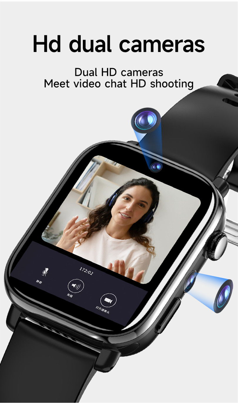 I1 4G Android smart watch with SIM card Solt and WiFi smartwatch 4G 4 ...