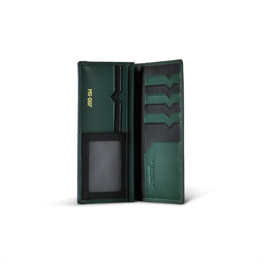 FX Creations MS-06F Zaku II Leather Bi-Fold Long Wallet GUFW234020-06 MS06F Zaku BiFold Wallet ...