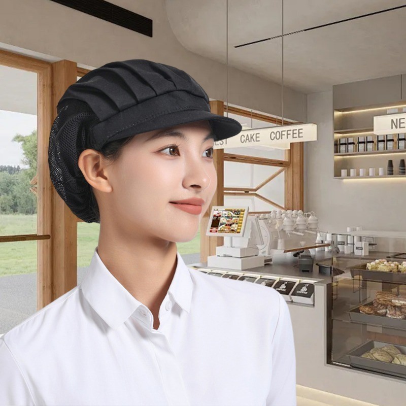 Multi-purpose Kitchen Cooking Chef Cap - Food Service Hair Nets Chic ...