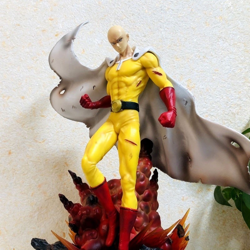 GK Punch Man Figures One Saitama Sensei Oversized Statue Ornament Gift ...