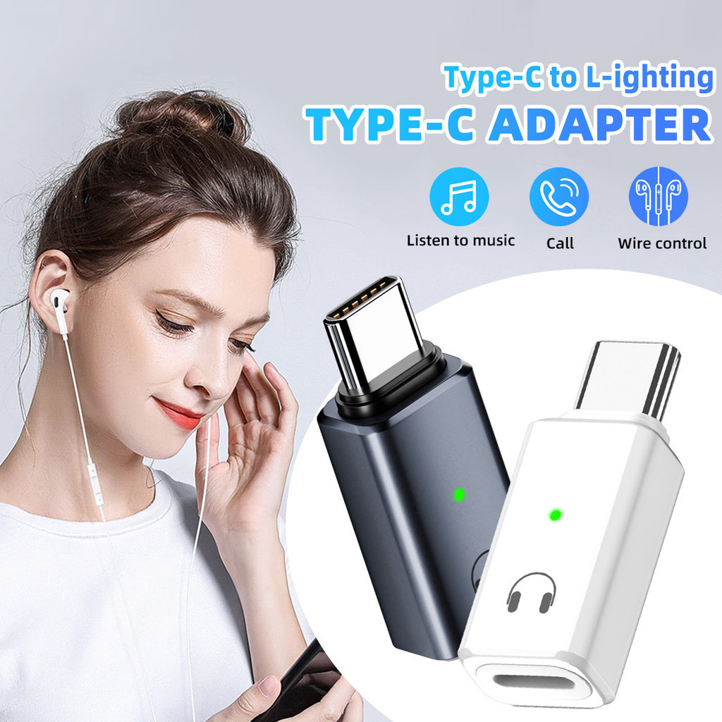 IOS Female to Type C Male Adapter For Xiaomi Huawei POCO Wired Headset ...