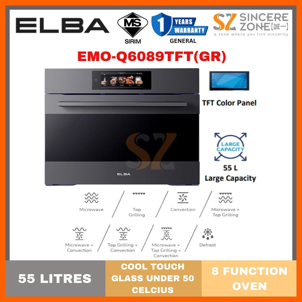 ELBA EMO-Q6089TFT Mastro Collection Built-in Microwave Oven | Shopee ...