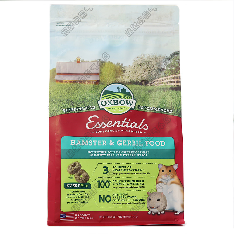 PetCoCo 🐾 Oxbow Essential Hamster Food High Fibre | 爱宝草圈仓鼠金丝熊花枝鼠侏儒松鼠的粮食 ...