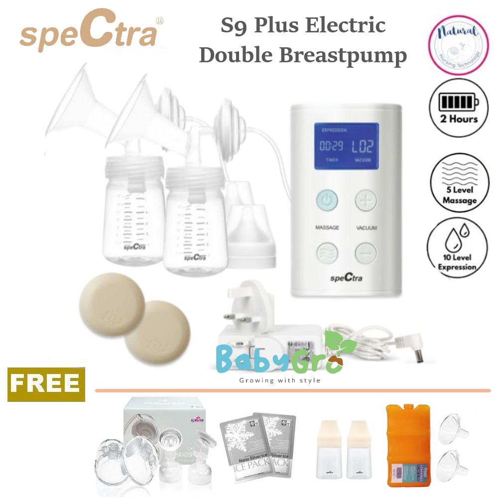 Original Spectra S9+/9 Plus Rechargeable Double Breast Pump with Free ...