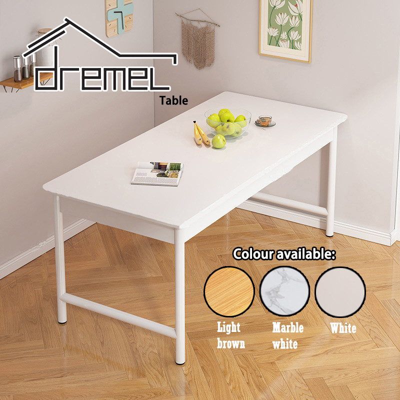 Dremel 120/140cm Rectangular Dining Table Home Living Rooms Space ...