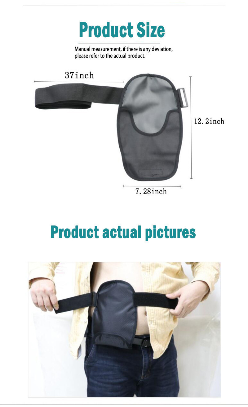 Colostomy Bag Cover Waterproof Adjustable Portable Universal Stretchy ...