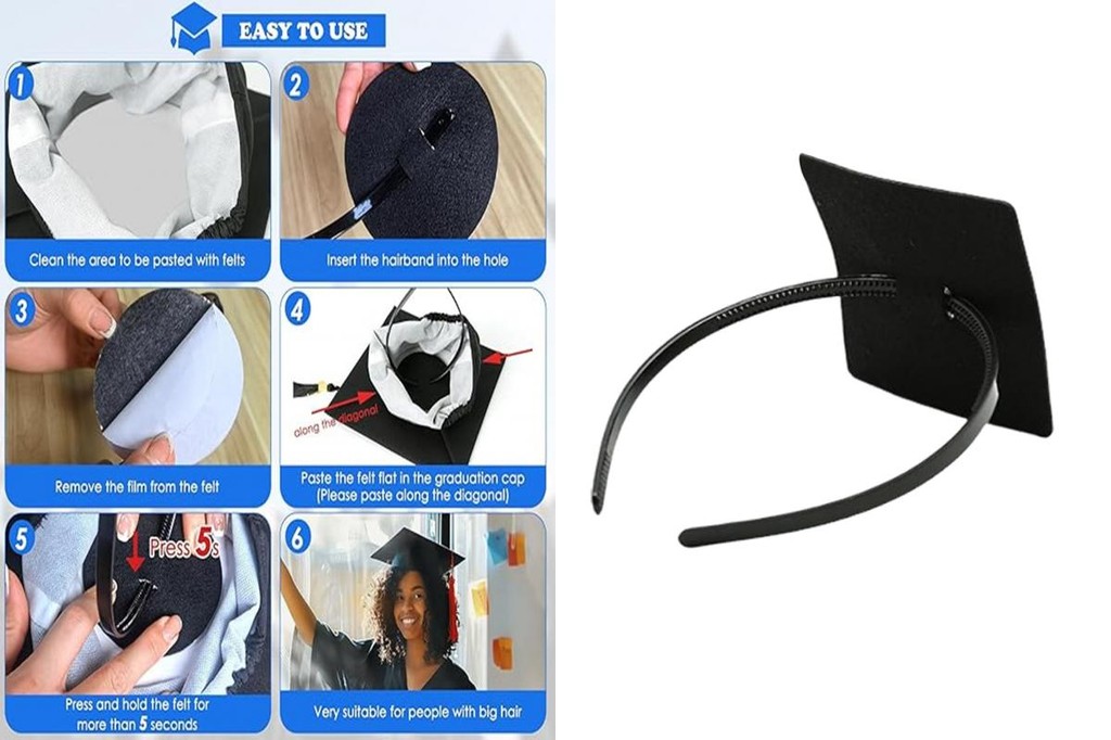 {lowerprice} Hair-friendly Graduation Cap Accessory Graduation Cap ...