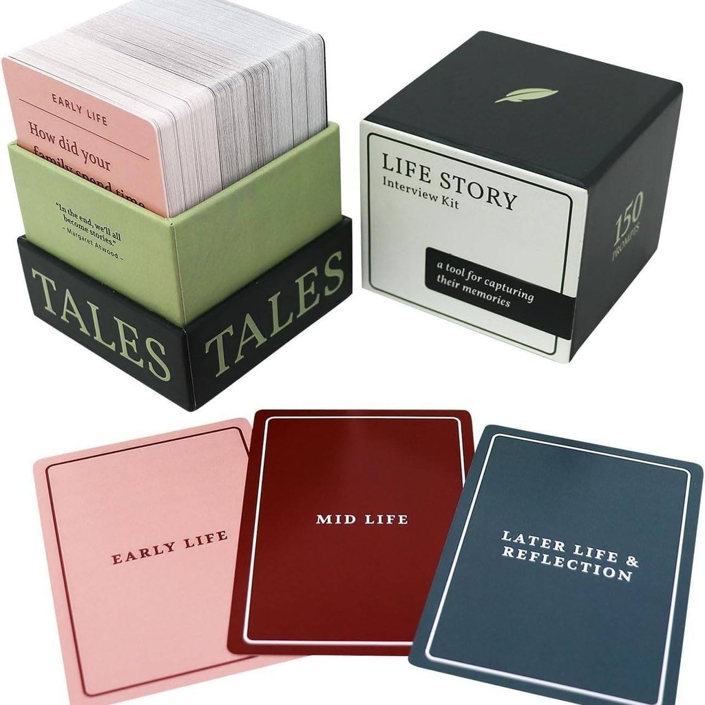 Life Story Interview Kit150 Pieces Life Story Interview Kit Card ...