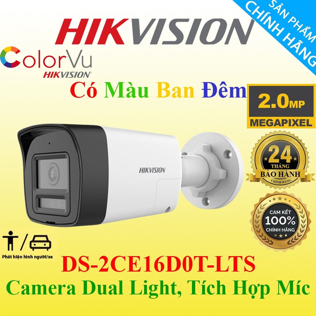 in stock Hikvision 2MP Camera DS-2CE16D0T-LTS/78D0T-LTS/17D0T-LFS With Infrared and Night Color ...