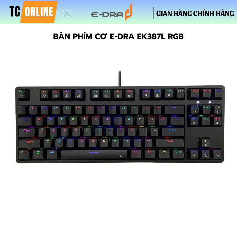 in stock E-dra EK387L RGB Huano Switch mechanical keyboard - Genuine ...