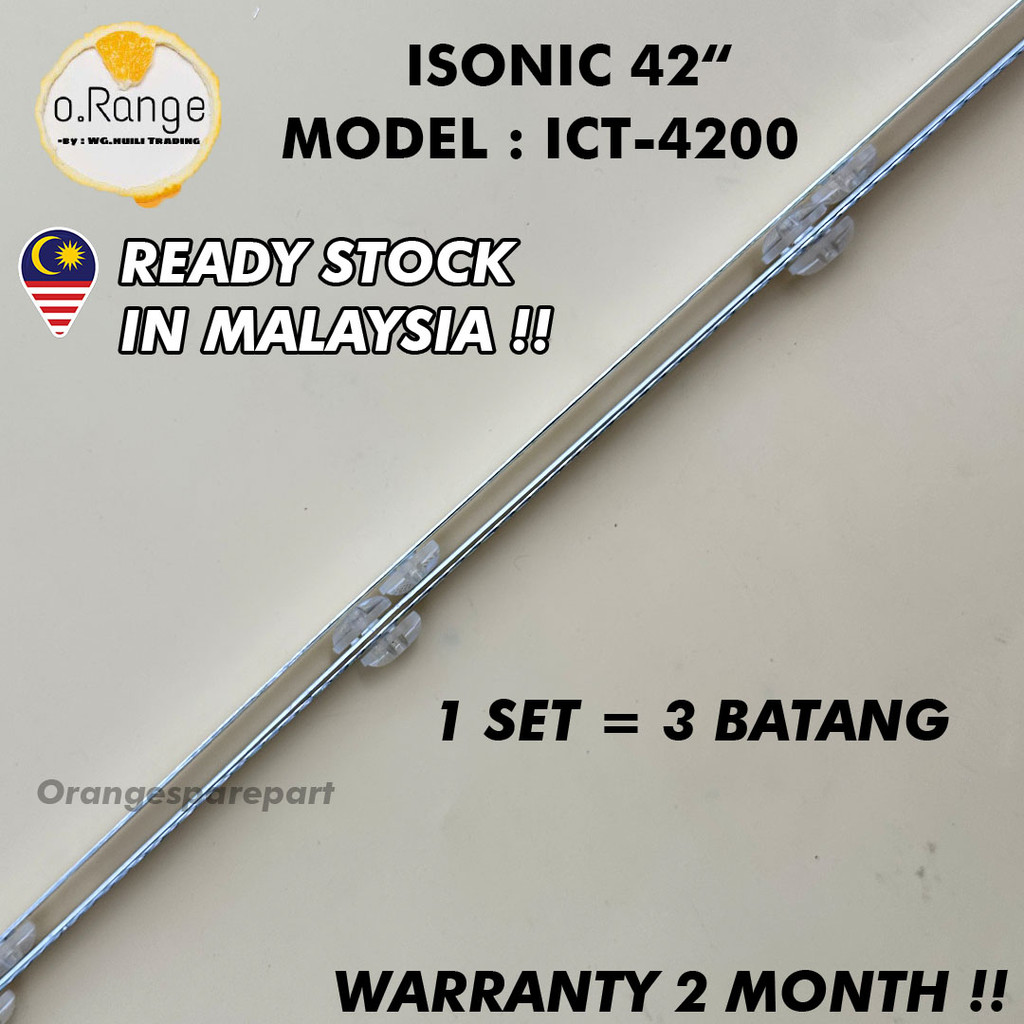ICT-4200 ISONIC 42" LED TV BACKLIGHT (LAMPU TV) ISONIC 42 INCH LED TV ...