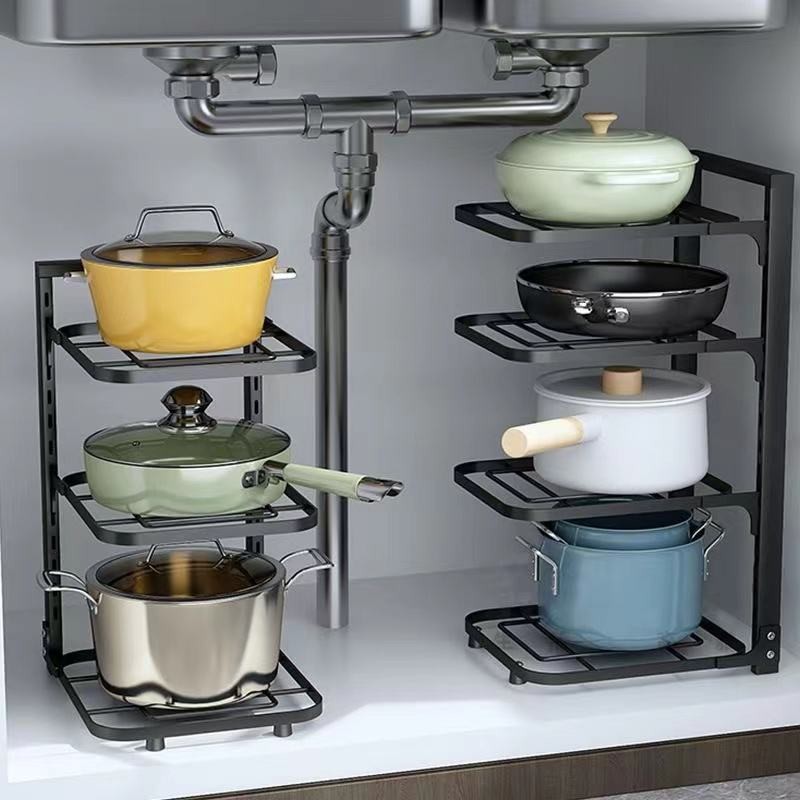 Kitchen sink rack/// Kitchen Storage Rack Household Floor-standing ...