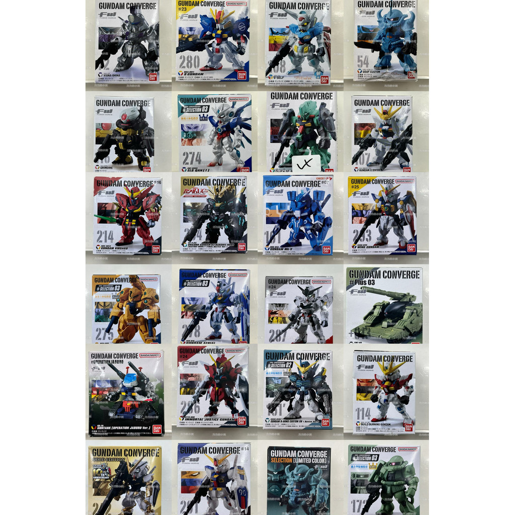 Bandai Japanese Version FW CONVERGE Gundam Box Egg Food Spot FW Box Egg ...