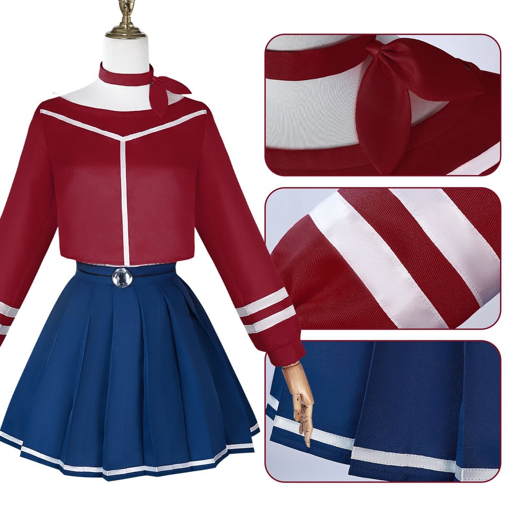 And Cute Fresh Miside Mita Cosplay Costume Full Set For Anime Game ...