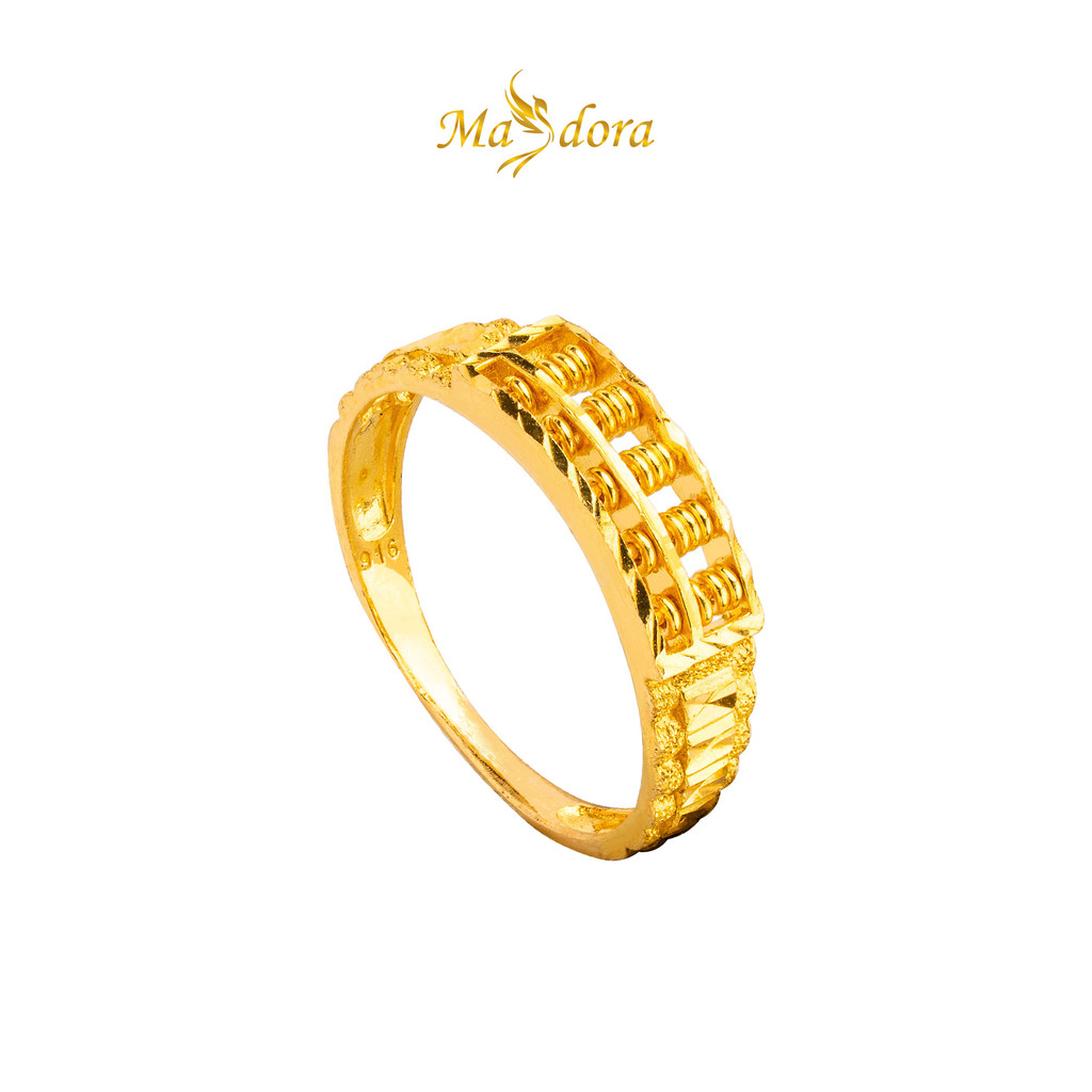 MASDORA 916 Gold Ring Rings Cincin Emas ~ Elegant Abacus Sempua - L ...