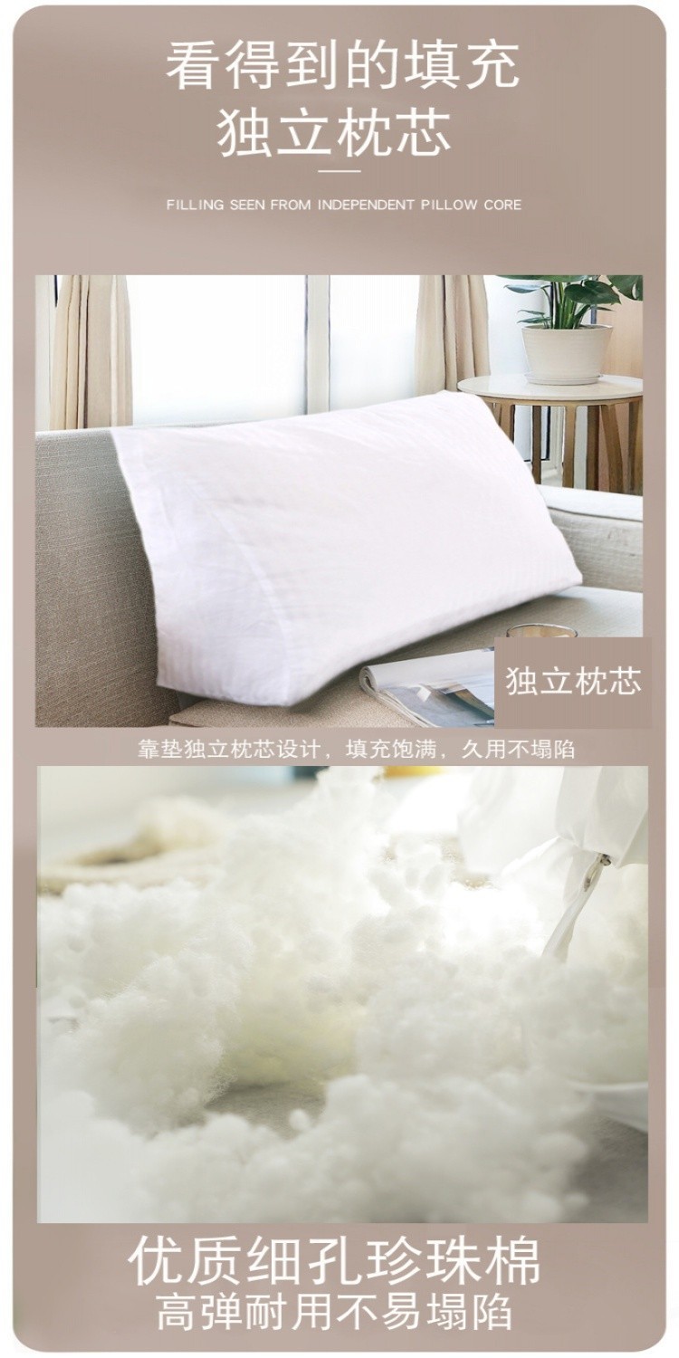 Hot Sale Sofa Back Cushion Cushion Bed Single Triangle Cushion Lumbar ...