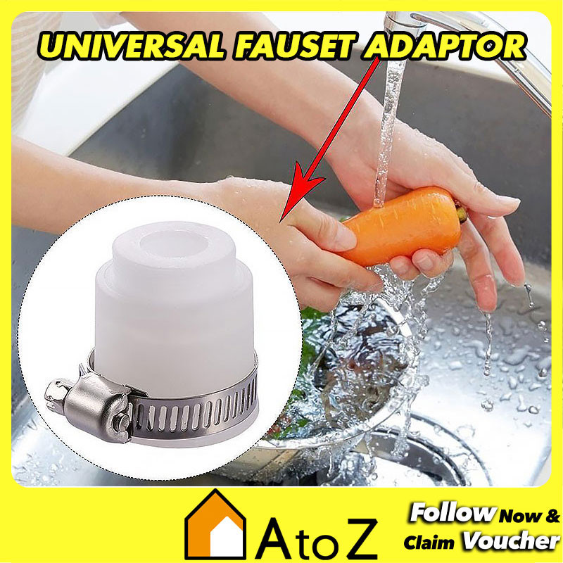 Universal Faucet Adapter Kepala Paip Air Water Tap Extension Water Tap ...
