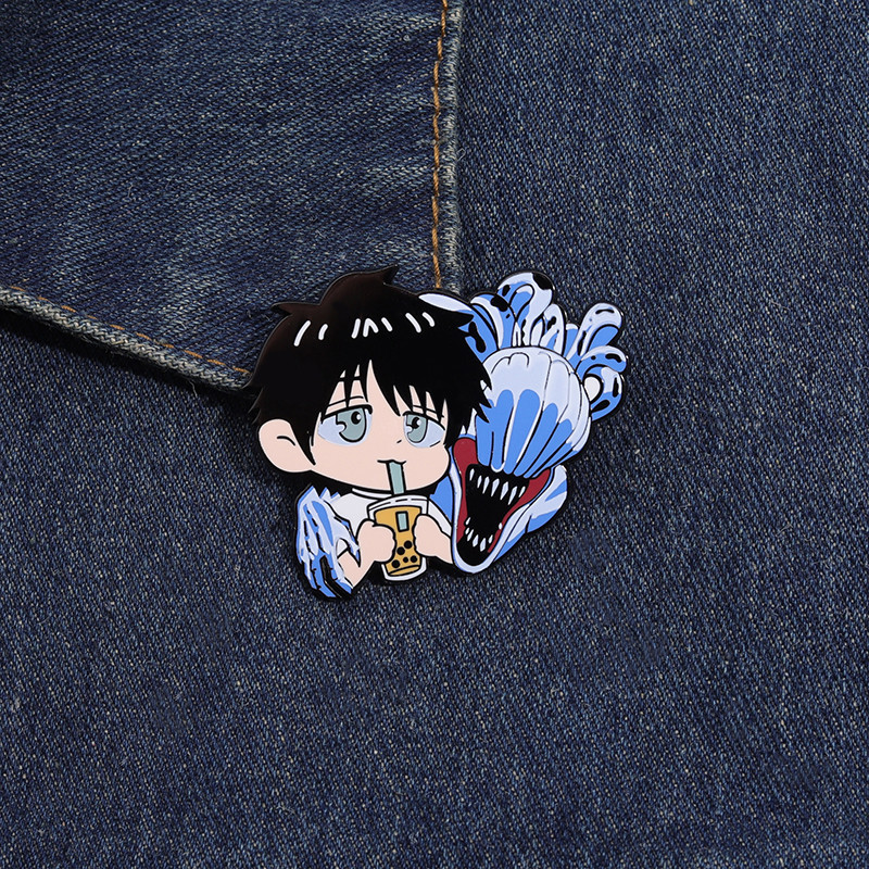 Anime Jujutsu Kaisen Okkotsu Yuta Brooch Pins Backpack Clothing ...