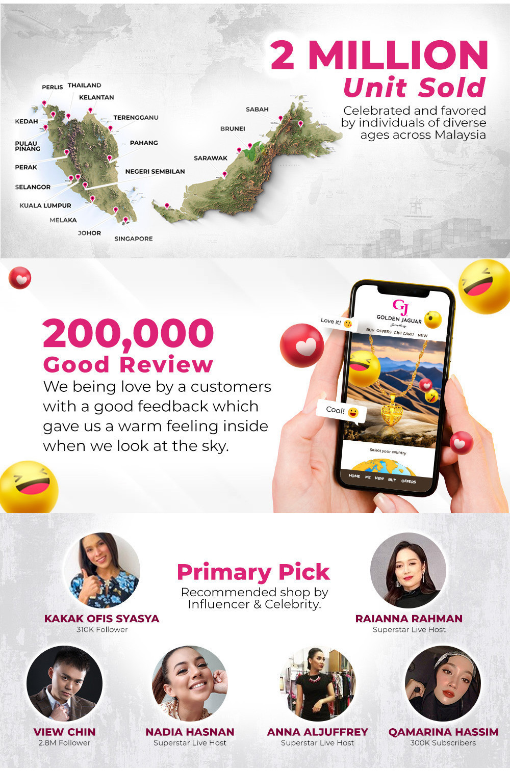 GJ Jewellery Emas Bangkok Emas Korea 24k Gold Plated Anklet Gelang Kaki Omega 0.4 Anklet ...