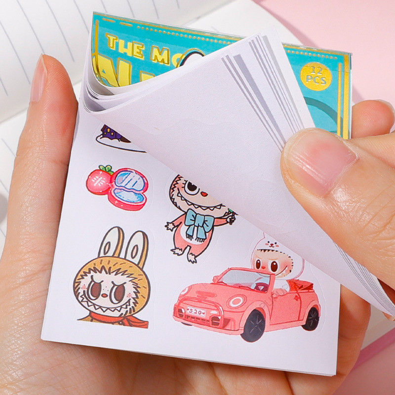 Labubu Notebook stickers - Waterproof Vinyl Decals - DIY Journal ...