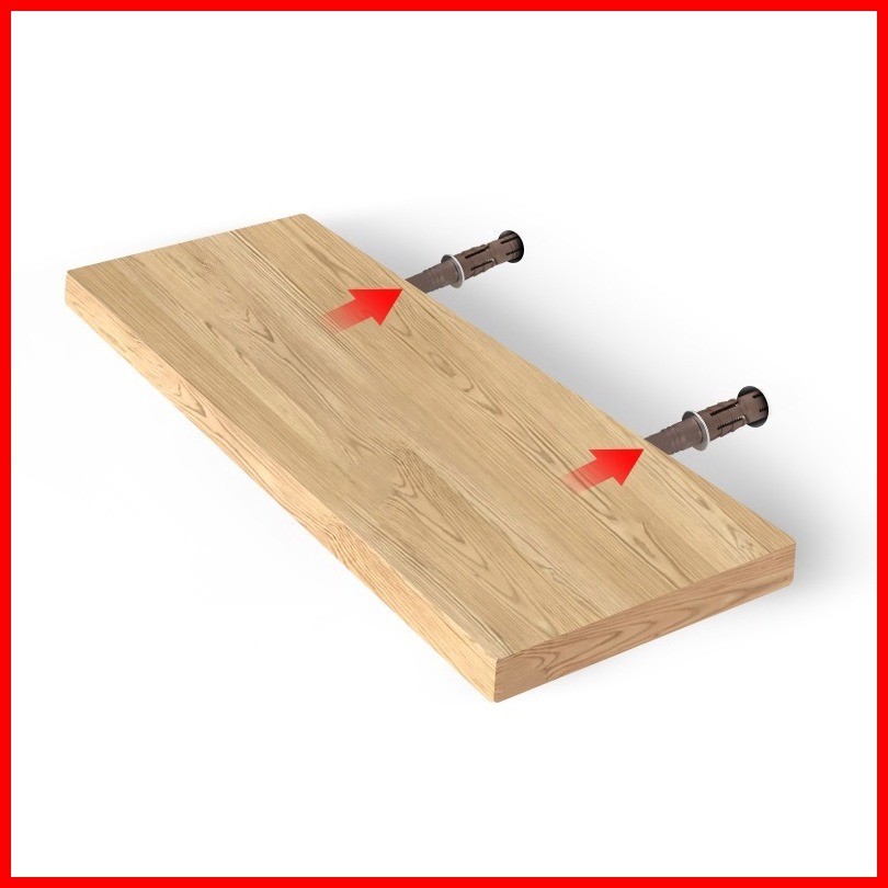 Hidden Invisible Floating Shelf Bracket/Support 10x100mm | Shopee Malaysia