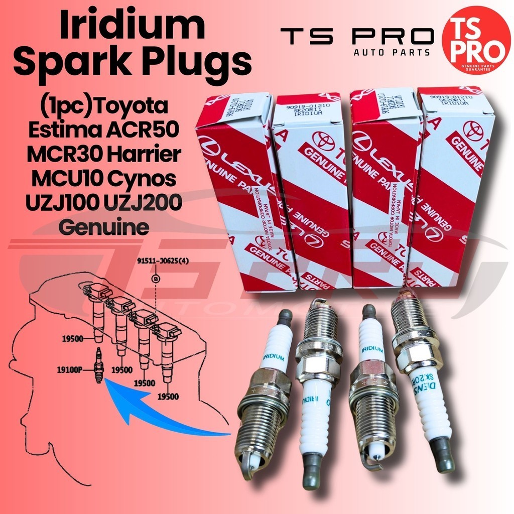 (1pc)Toyota Estima ACR50 MCR30 Harrier MCU10 Cynos UZJ100 UZJ200 ...