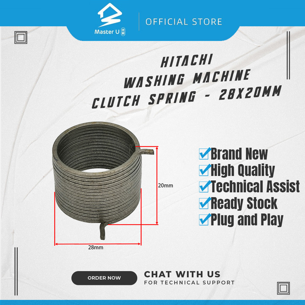 HITACHI WASHING MACHINE CLUTCH SPRING - 28MMX20MM | Shopee Malaysia