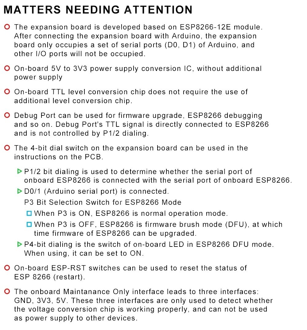 Esp8266 Esp 12e Uart Wifi Wireless Shield Development Board For Arduino Uno R3 Circuits Boards