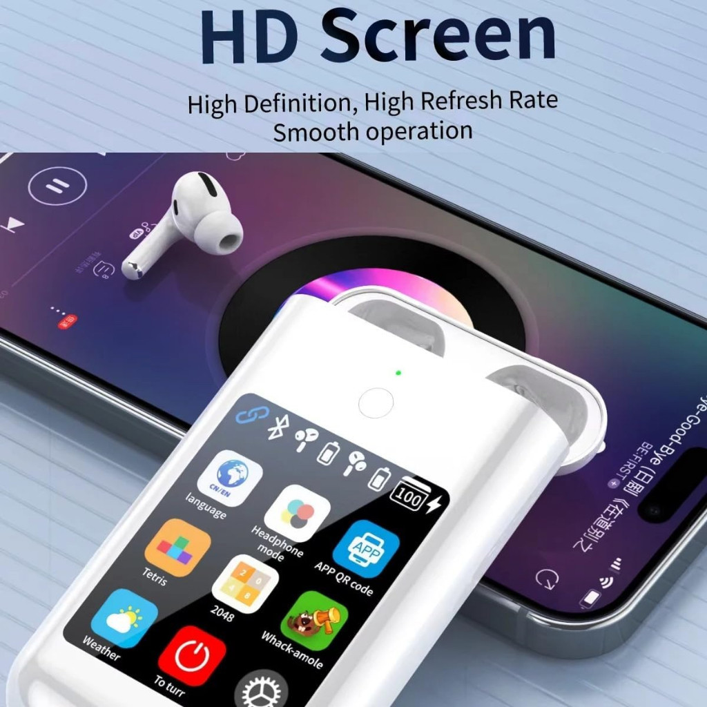 Large Screen Touch Earphone Large Battery Multiple Function in Ear ...