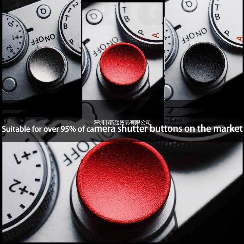 Concave Shutter Button for Nikon Z6III, Canon R5 II, Fuji XM5 X100VI XT30II XT50 Camera with ...