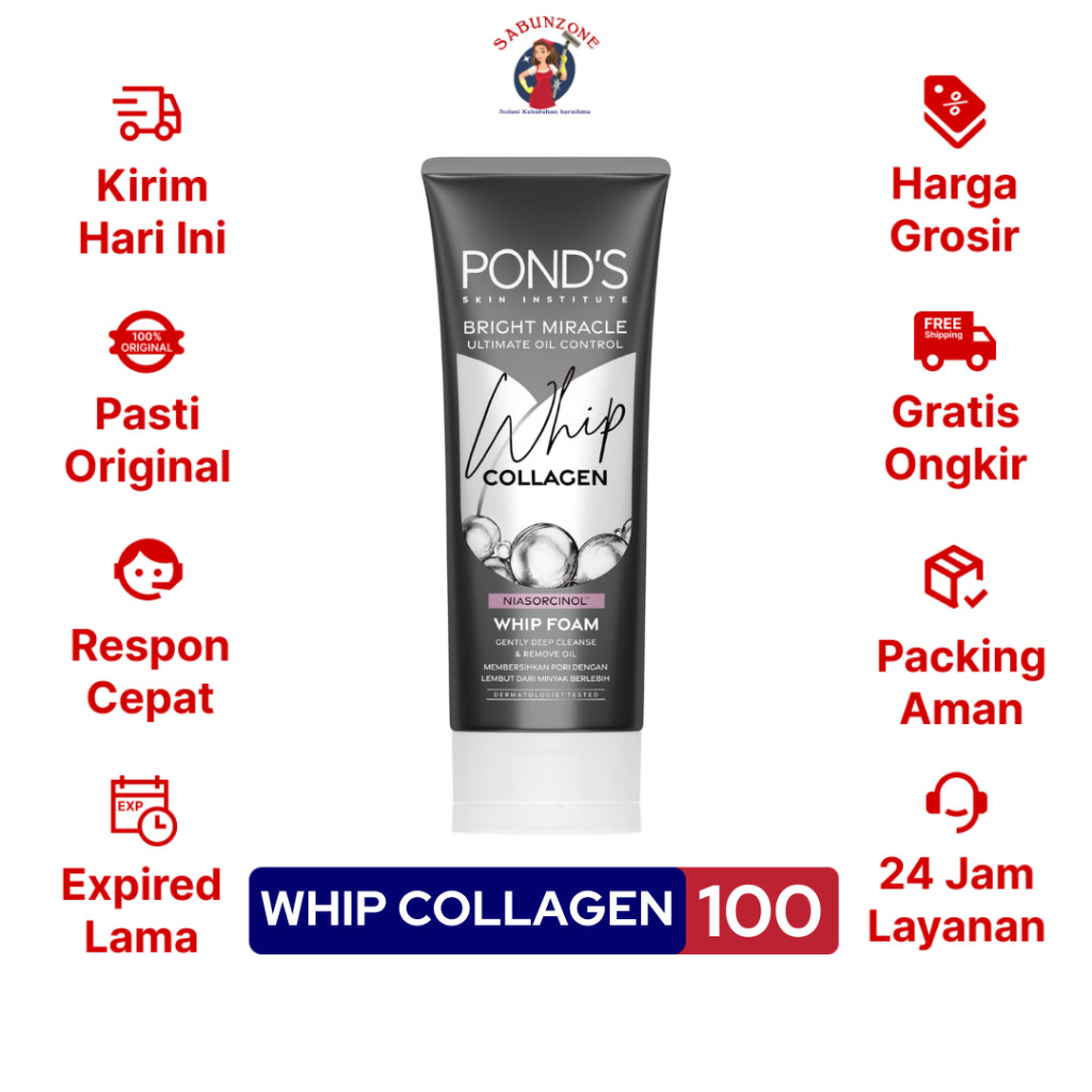 in stock Ponds Pure Bright Serum Whip Foam Facial Wash Soap 100gr ...