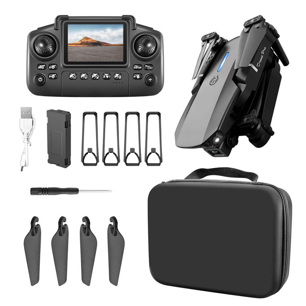 New E88 E99 RC Drone 4K Professinal With 1080P Wide Angle Dual HD ...