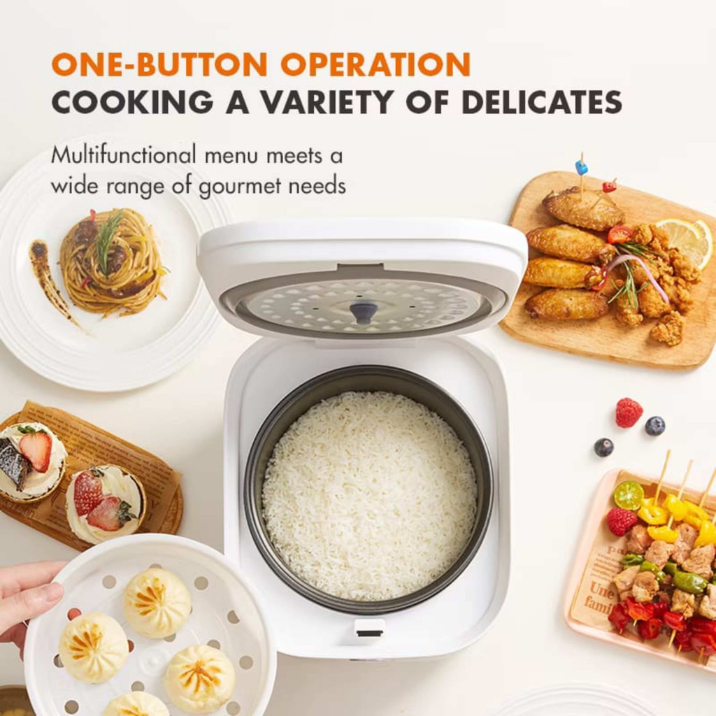 Gaabor Mini Rice Cooker (1L) Smart Micro Processor Rice Cooker Non ...